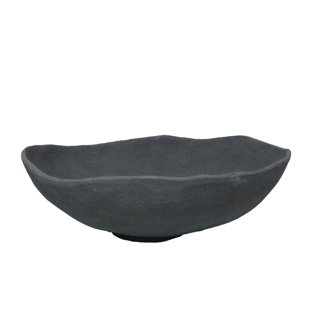 DANEET BOWL DECORATIVE 36x36x12 ALUMINIUM GREY | Maison.bg - Concept ...