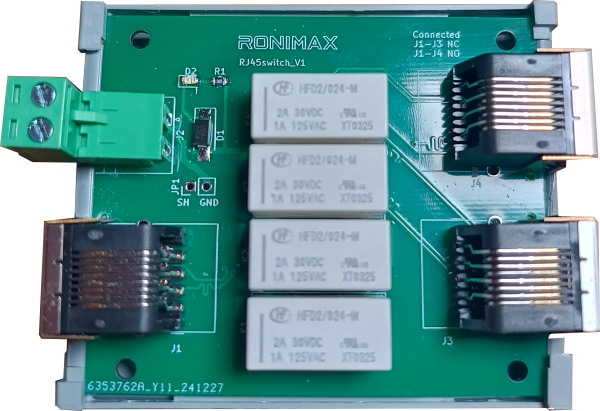 RJ45 Relay Switch/MUX | ronimax.tech