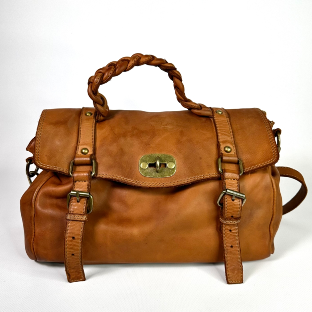 Новое поступление итальянских женских сумок! Кожаная рыжая женская ...